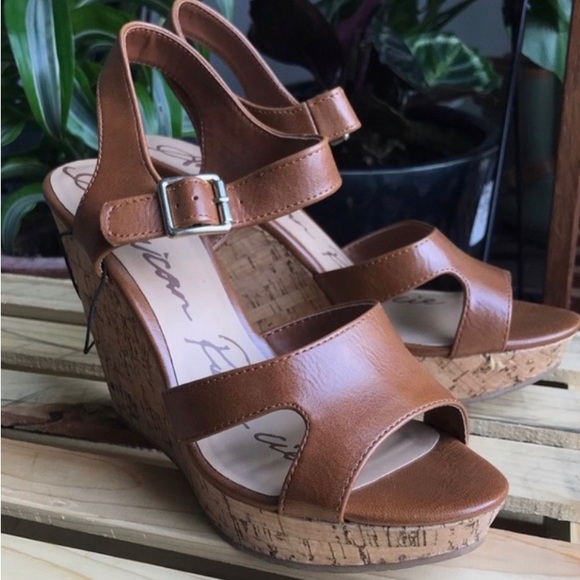 American Rag | Shoes | Newbox American Rag Rochelle Cognac 45 Cork ...